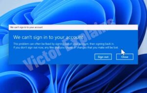 How to Fix "We Can't Sign Into Your Account" Error in Windows 11/10 ...